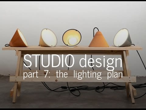 Designing a Small Studio - Lighting Plan (Part 7) - Dezign Ark