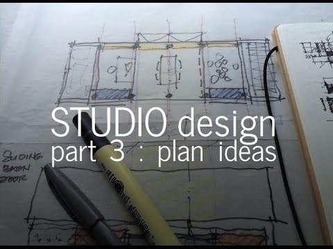 Designing a Small Studio - Part 3, Diagramming the Floor Plan - Dezign Ark