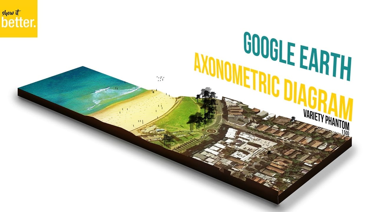 Google Earth Architecture Illustration -Architectural Presentation ...