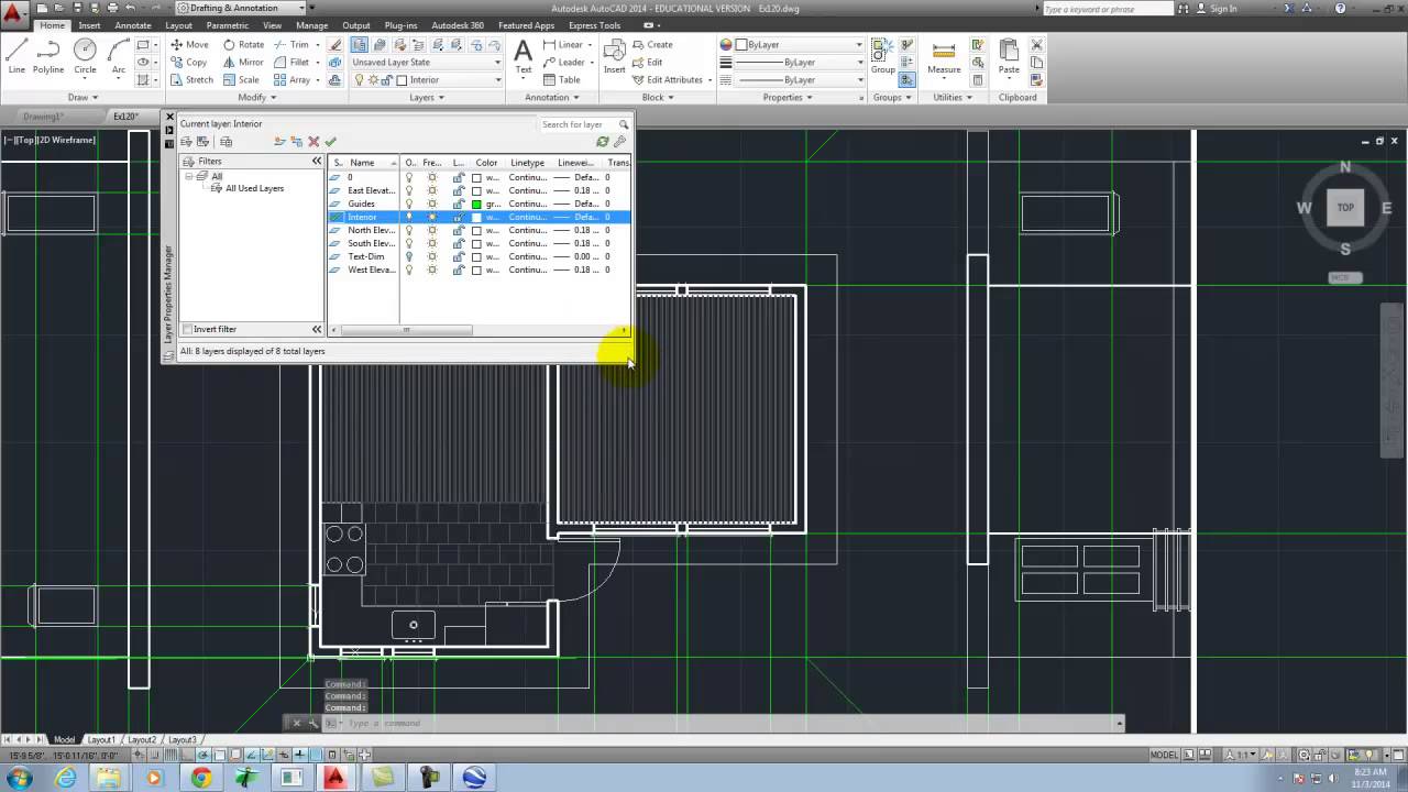 Lecture 122 (Fall 2014) - Lineweights in AutoCAD - Dezign Ark