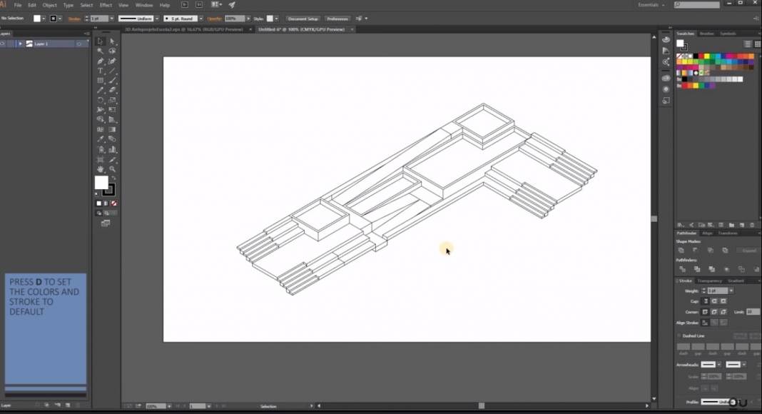 Axonometric Diagram in Adobe Illustrator - Dezign Ark (Beta)