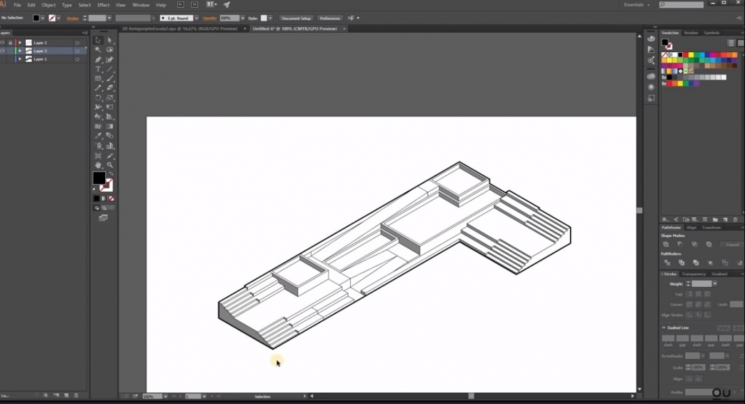 Axonometric Diagram in Adobe Illustrator - Dezign Ark (Beta)
