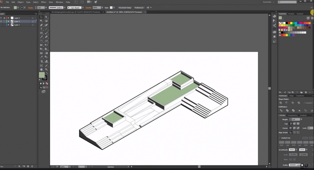 Axonometric Diagram in Adobe Illustrator - Dezign Ark (Beta)