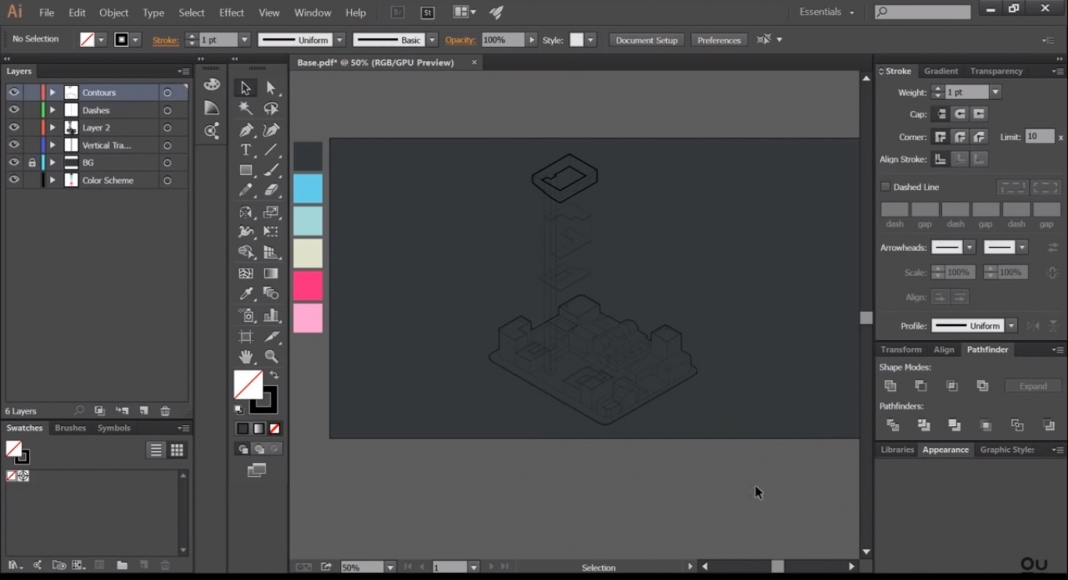 Exploded Axonometric Diagram in Adobe Illustrator - Dezign Ark (Beta)