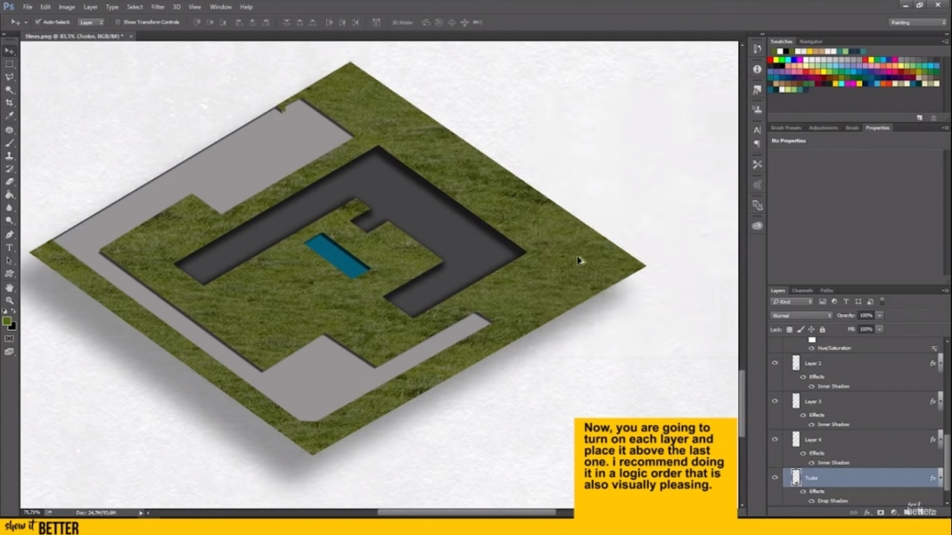Easy Axonometric Diagram Tutorial with Sketchup and Photoshop - Dezign ...