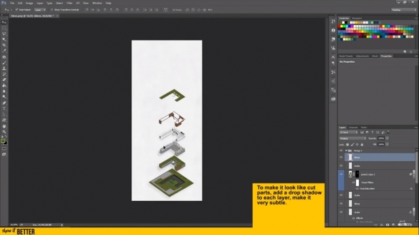 Easy Axonometric Diagram Tutorial with Sketchup and Photoshop - Dezign ...