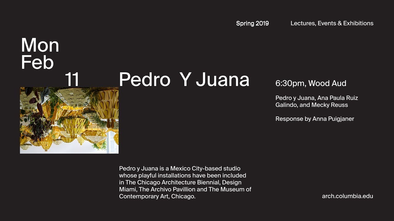Pedro y Juana: Ana Paula Ruiz Galindo and Mecky Reuss - Dezign Ark