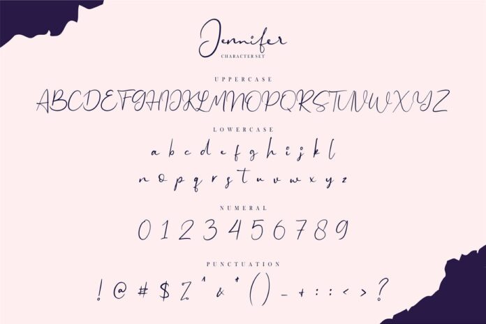 Jennifer Signature Fonts [+Logo] FREE DOWNLOAD! - Dezign Ark