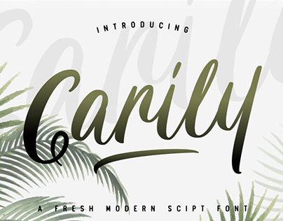 Carily Modern Script (FREE Demo Version) - Dezign Ark