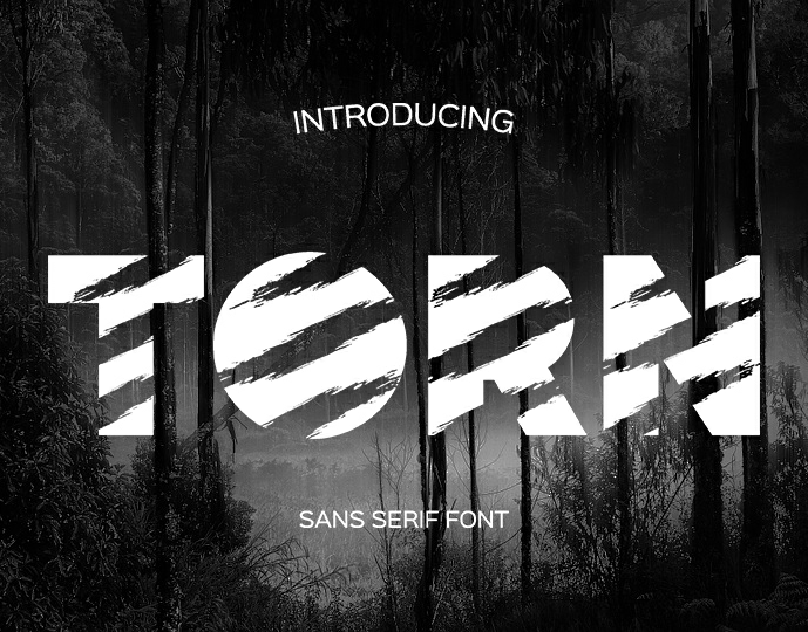 Torn Font - Dezign Ark