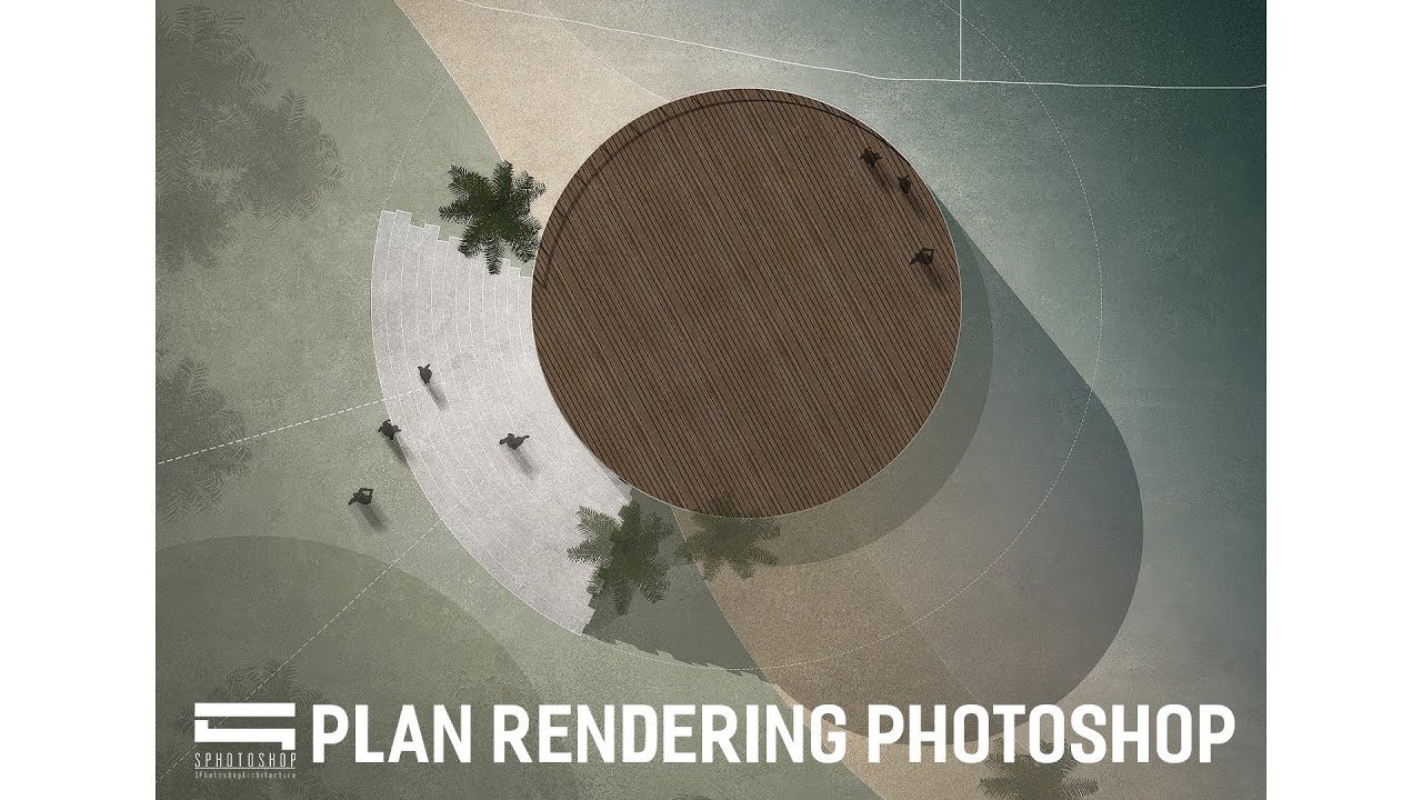 Architecture Plan Rendering - Photoshop Architecture - Dezign Ark