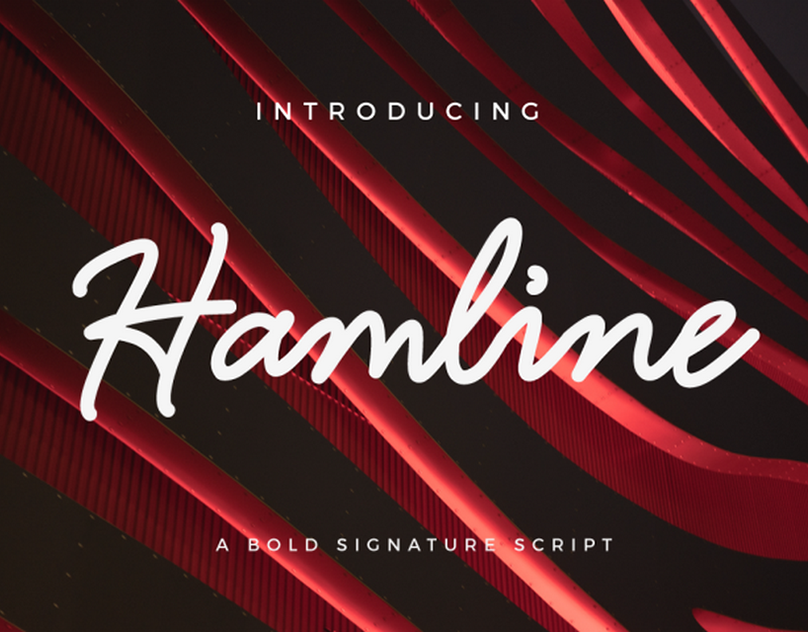 FREE Font: Hamline - Dezign Ark