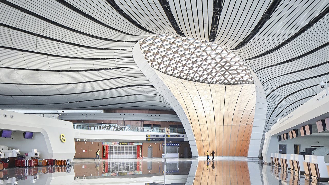 ZHA' Beijing Daxing International Airport, the world's largest terminal ...