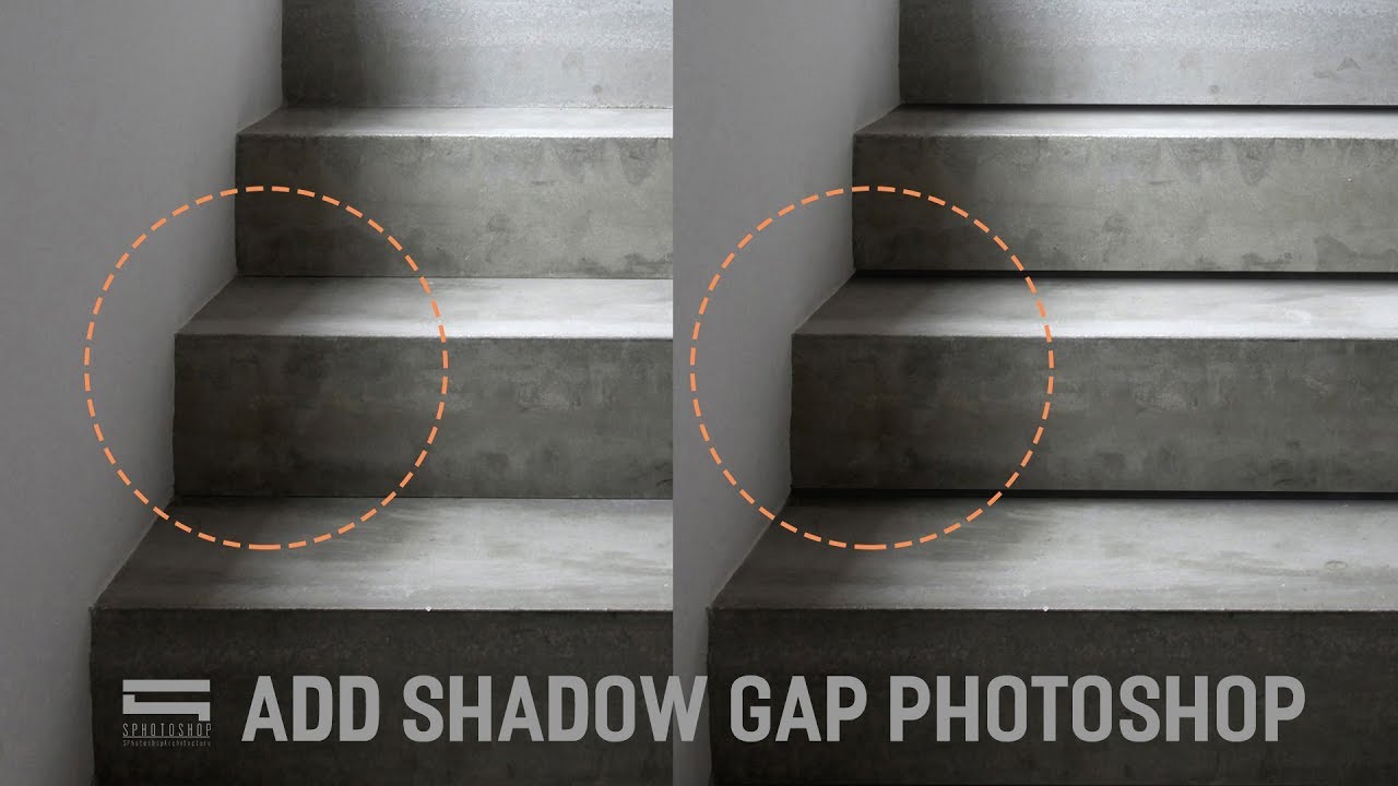 Make Shadow Gap - Photoshop Architecture - Dezign Ark