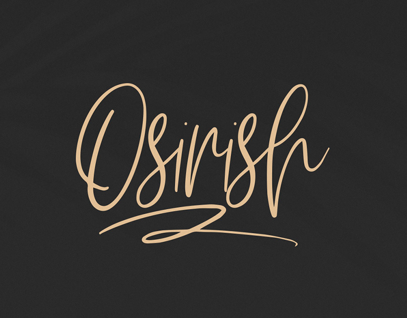 Osirish Handwritten Font - Dezign Ark