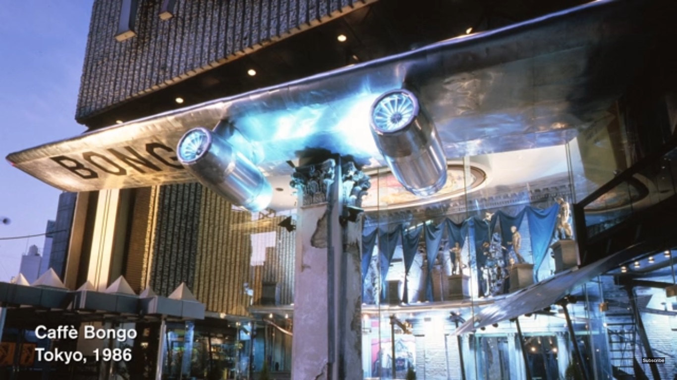 Nigel Coates discusses his breakthrough interiors project Caffè Bongo ...