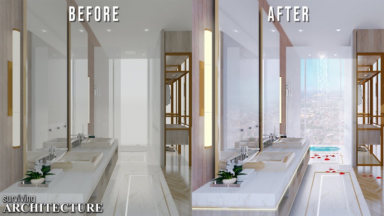 How to Make a Render LOOK BETTER in PHOTOSHOP + Reacting to your ...