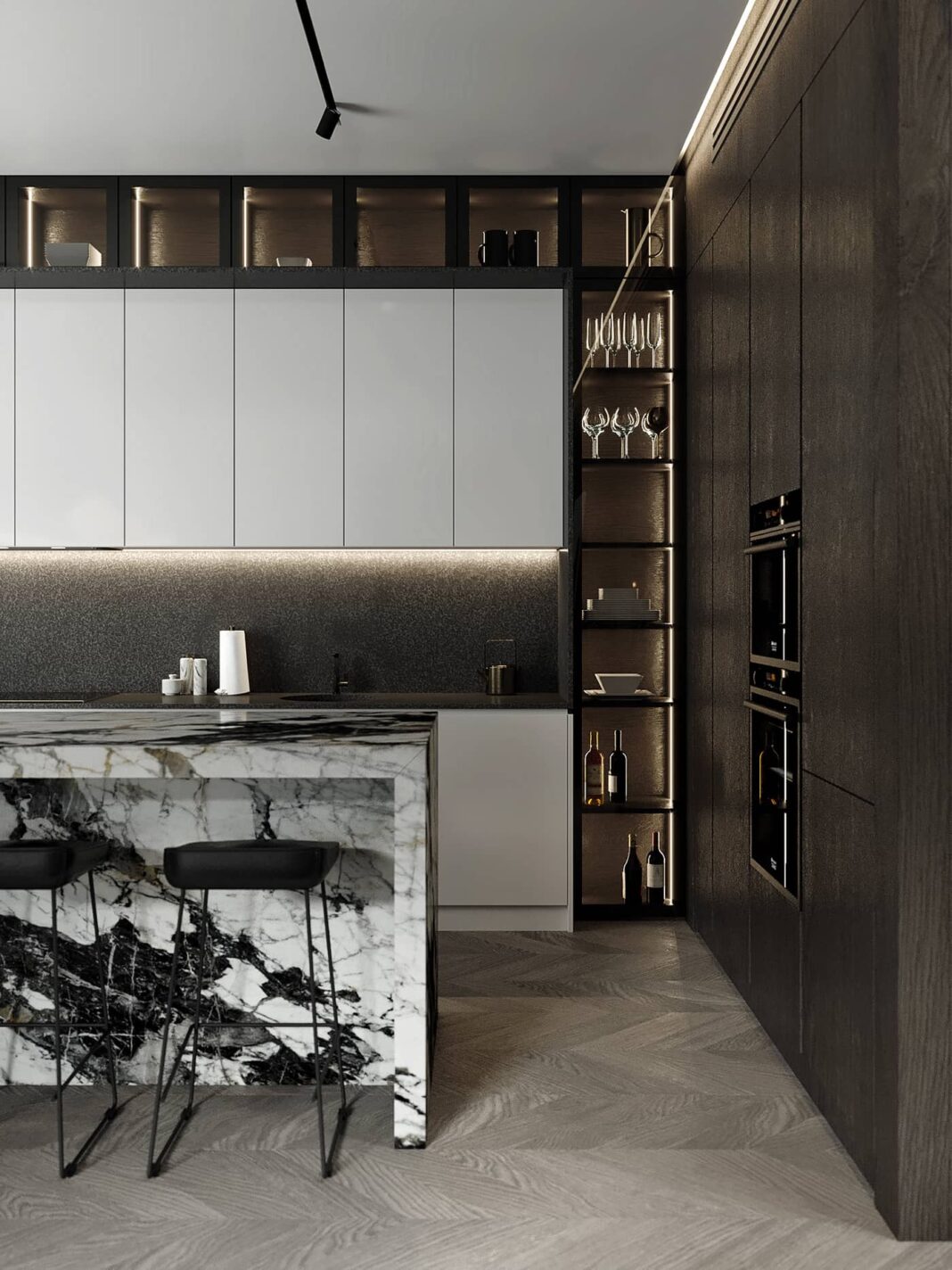 Night Blue Apartment - Dezign Ark