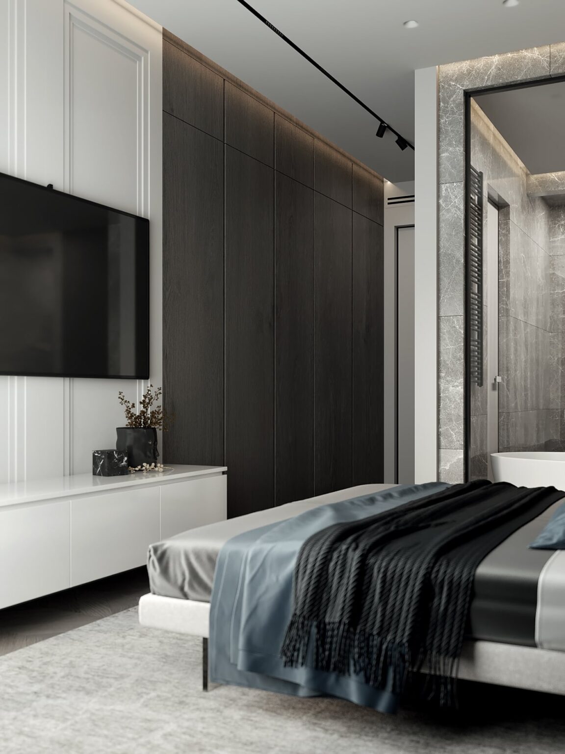 Night Blue Apartment - Dezign Ark