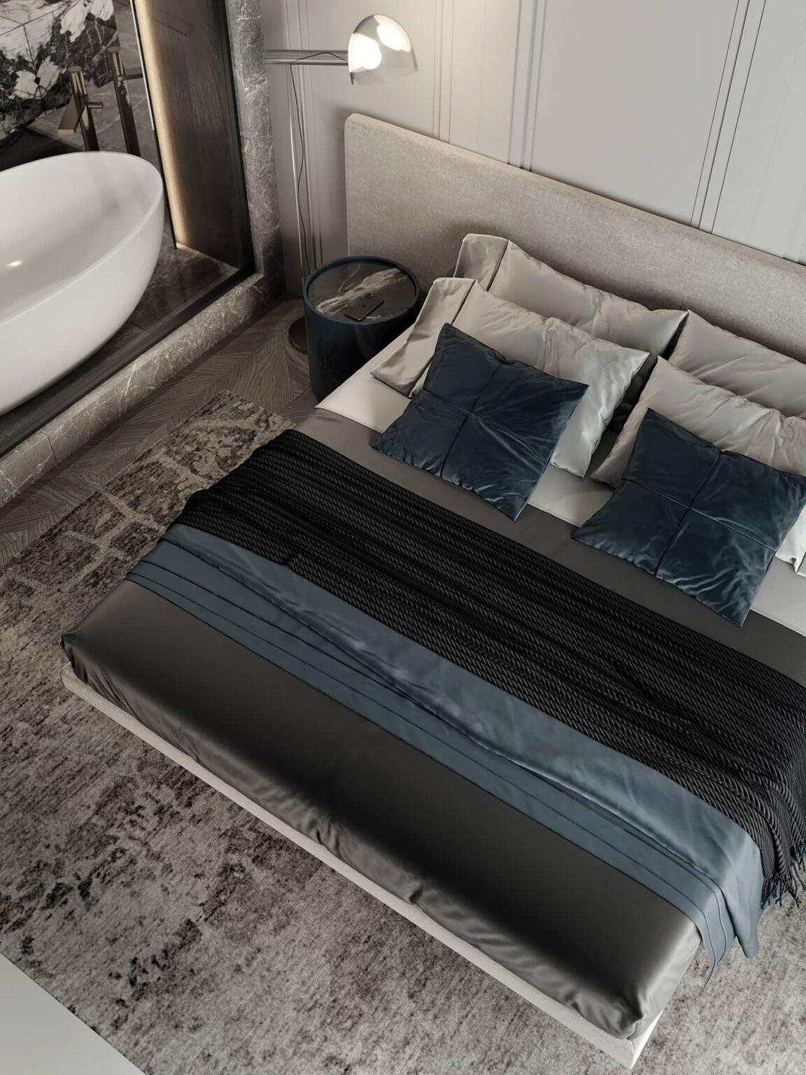 Night Blue Apartment - Dezign Ark