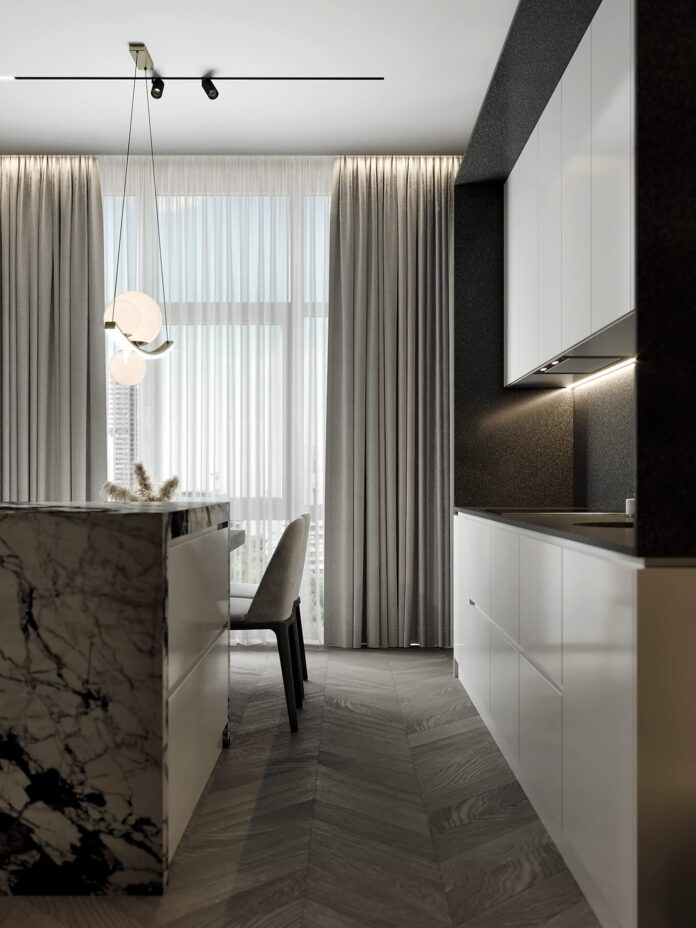 Night Blue Apartment - Dezign Ark