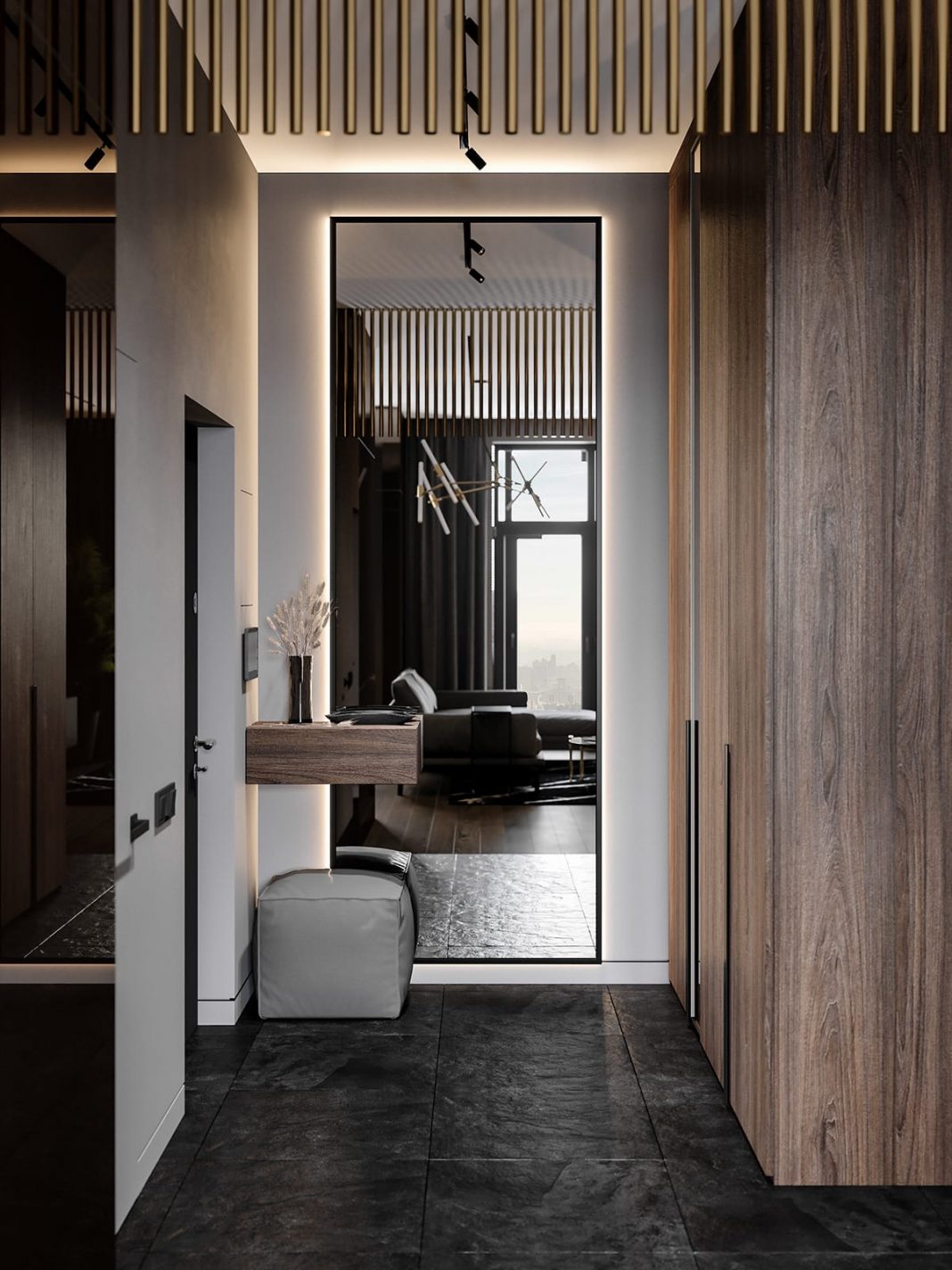 Back in Black Apartment - Dezign Ark