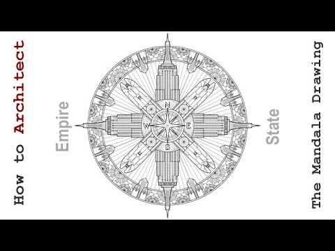 How I drew an architecture Mandala | Empire State Building - Dezign Ark