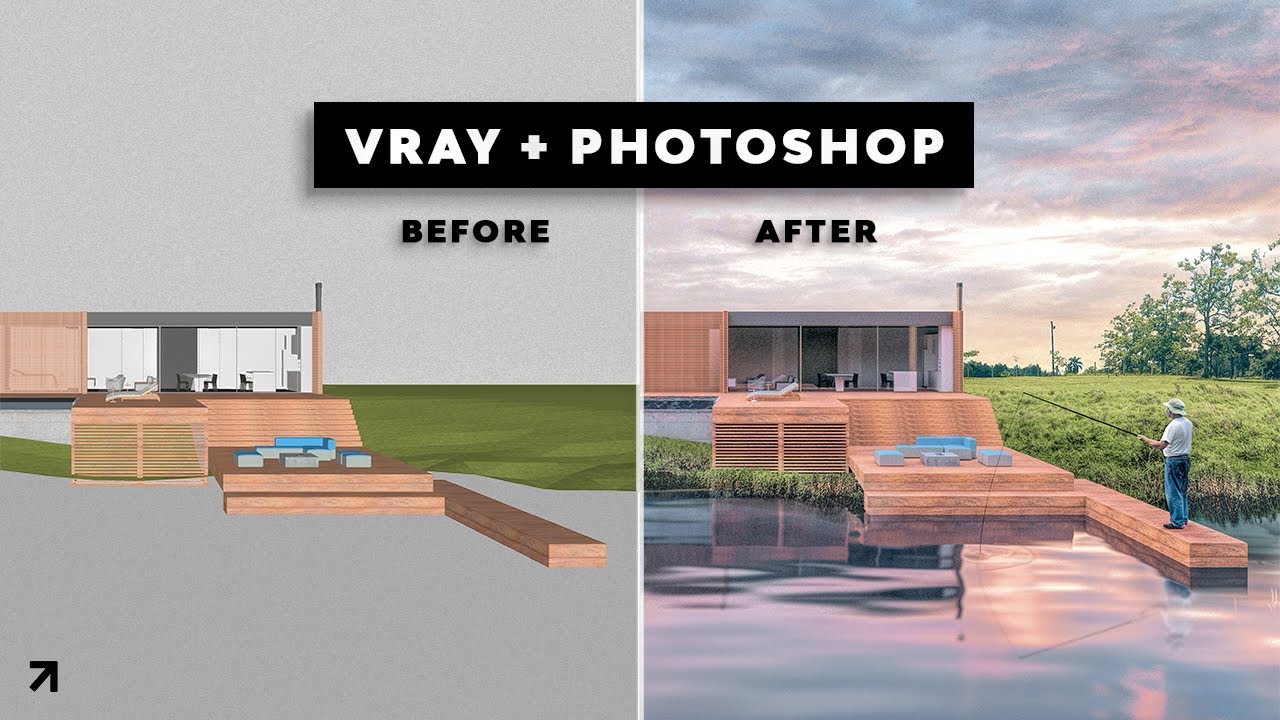 Lake House Post-production in Photoshop! - Dezign Ark