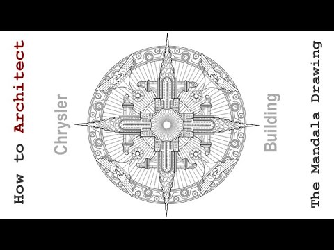 "How to" Mandala Drawing of the Chrysler Building - Dezign Ark