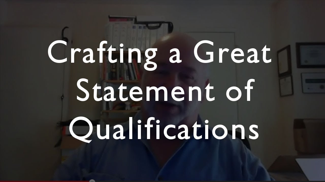 How to Write a Great Statement of Qualifications - Dezign Ark