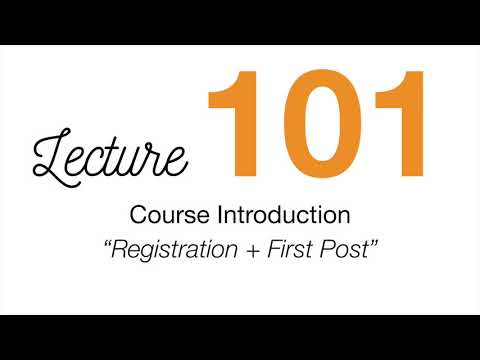 Lecture 101 - Course Introduction (Virtual) - Dezign Ark