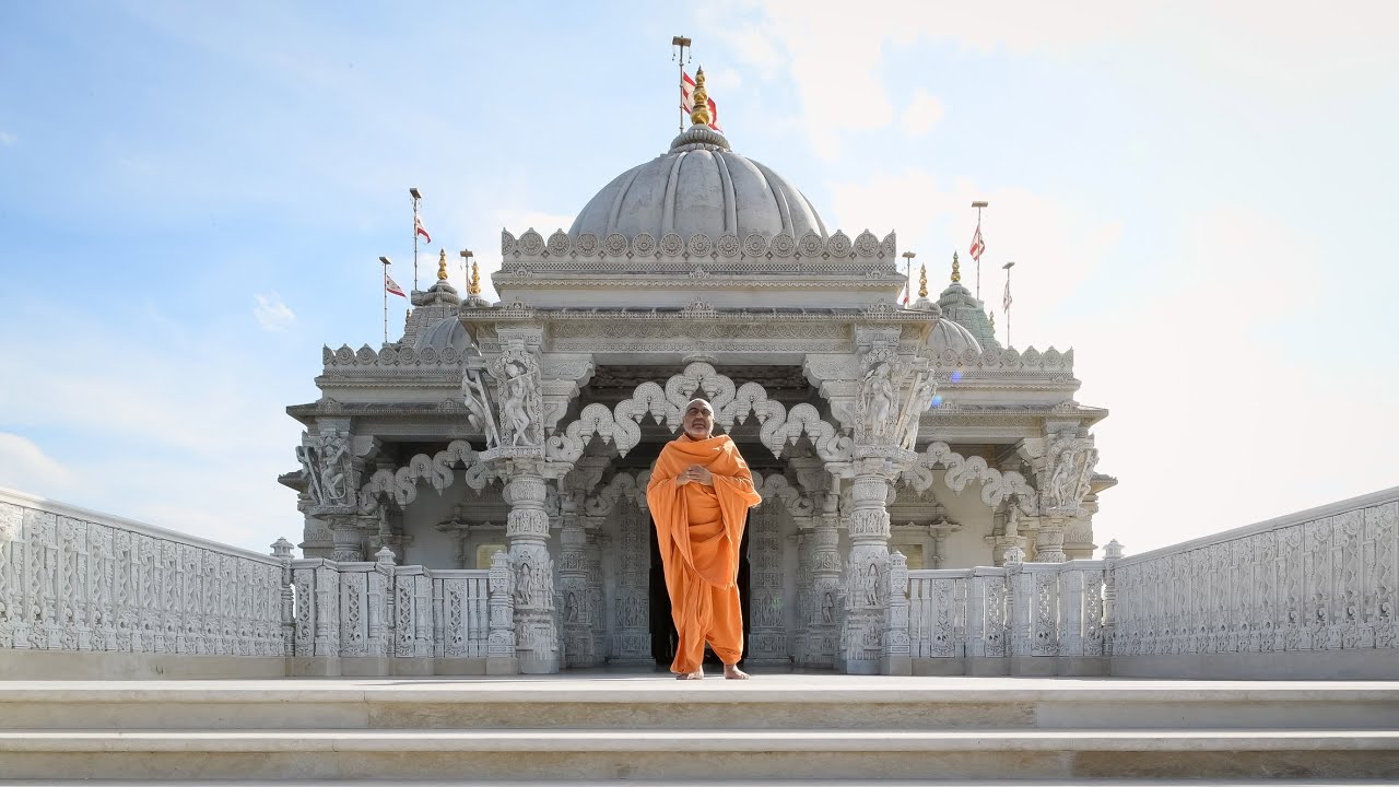 Neasden Temple is built from over 5,000 tonnes of hand-carved stone ...