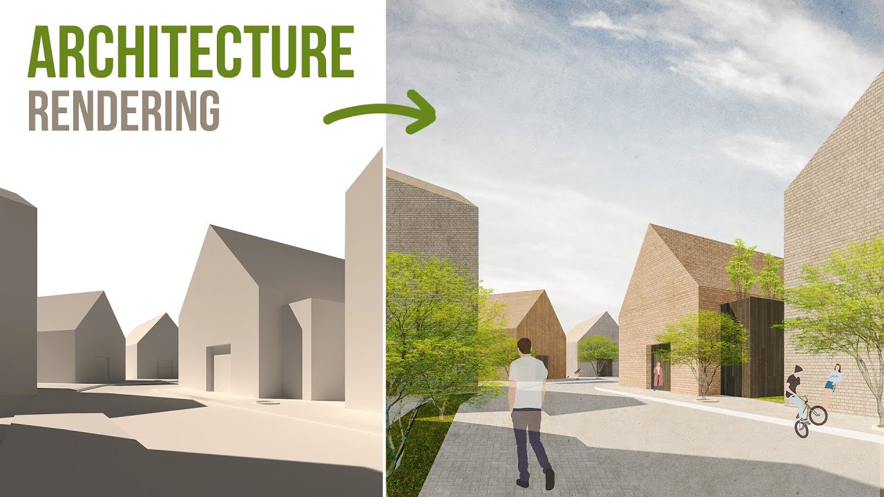 Architecture Rendering by Photoshop - Dezign Ark