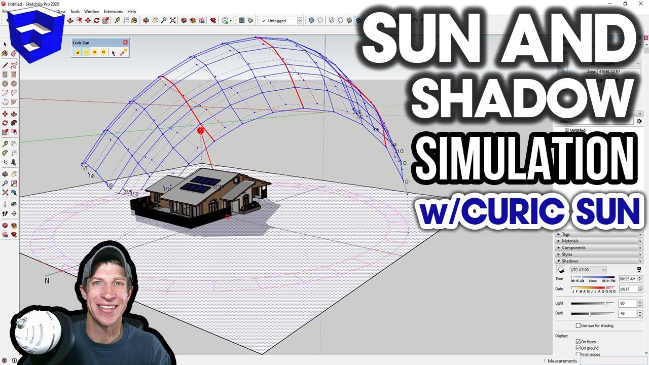 SUN AND SHADOW Simulation in SketchUp with Curic Sun - Dezign Ark SUN AND SHADOW Simulation in SketchUp with Curic Sun - Dezign Ark