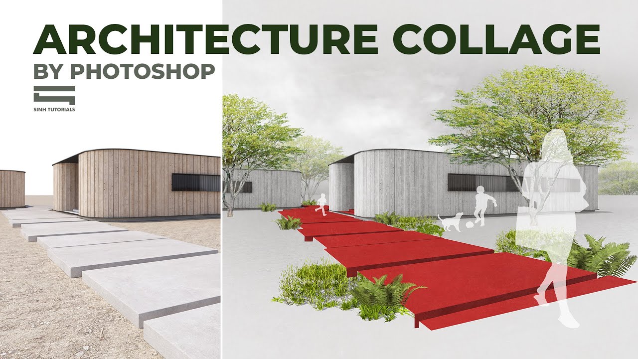 Architecture Collage by Photoshop - Dezign Ark