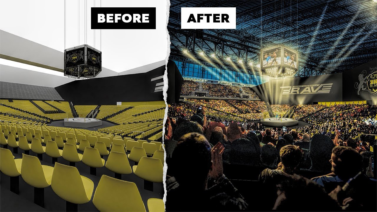 Creating a Stadium Image using Photoshop - Breakdown - Dezign Ark