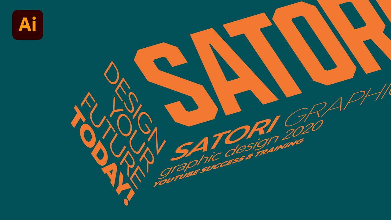 3D Typography Guide – ILLUSTRATOR TUTORIAL - Dezign Ark