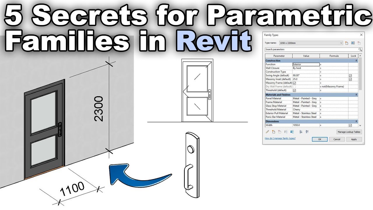 5 Tips and Tricks for Parametric Revit Families Tutorial - Dezign Ark