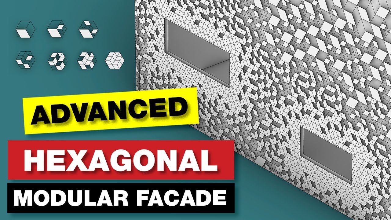 Advanced Grasshopper Tutorial Hexagonal Modular Facade Dezign Ark