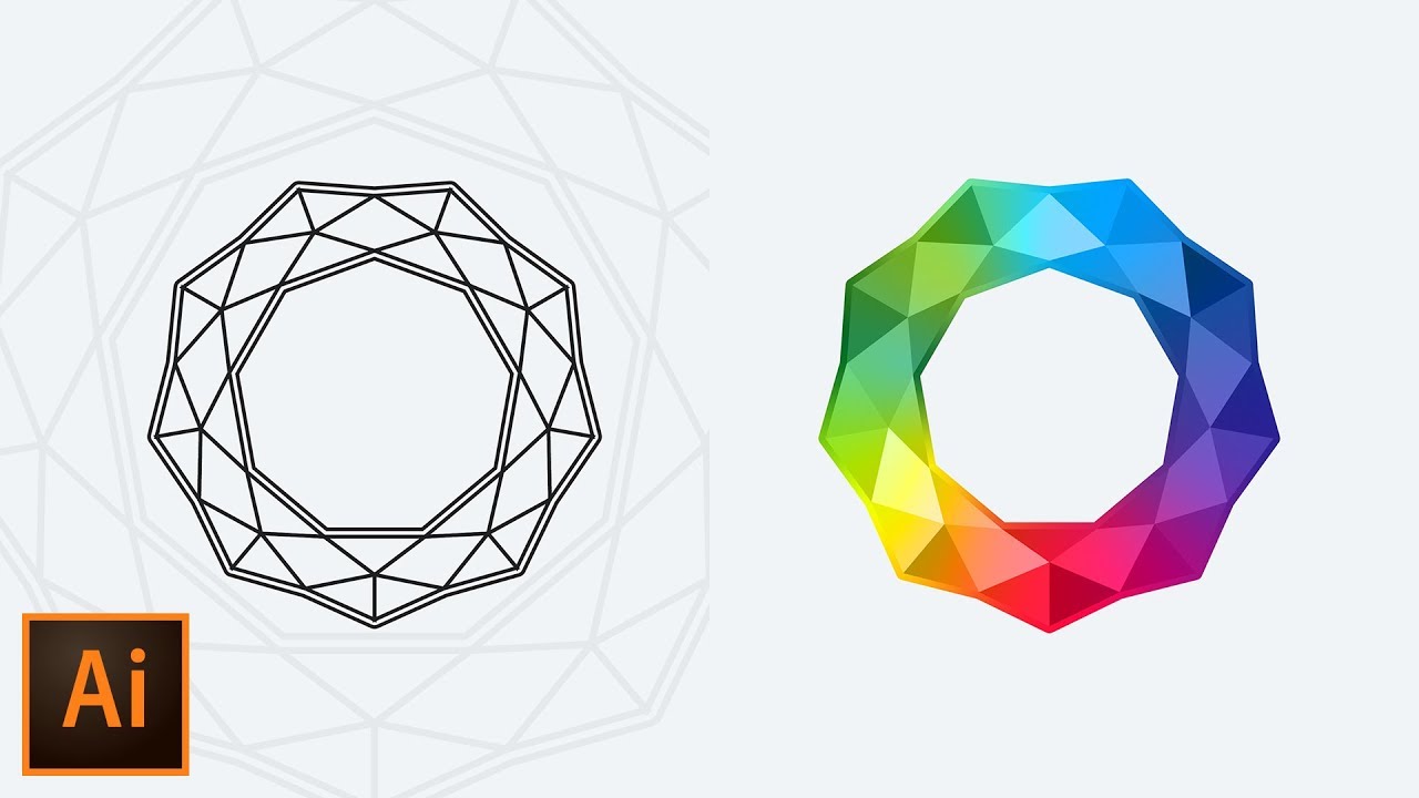 Amazing Colorful Sparkling Ring Illustrator Cc Tutorial Dezign Ark