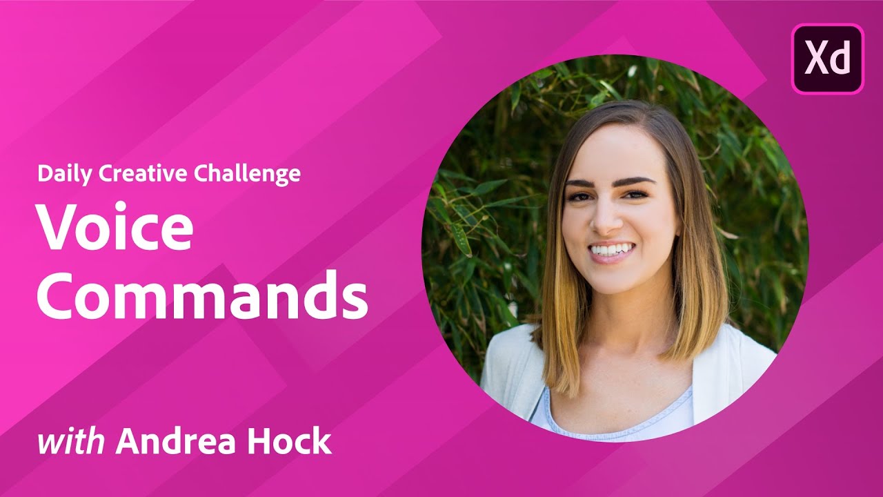 Adobe XD Daily Creative Challenge - Voice Commands - Dezign Ark