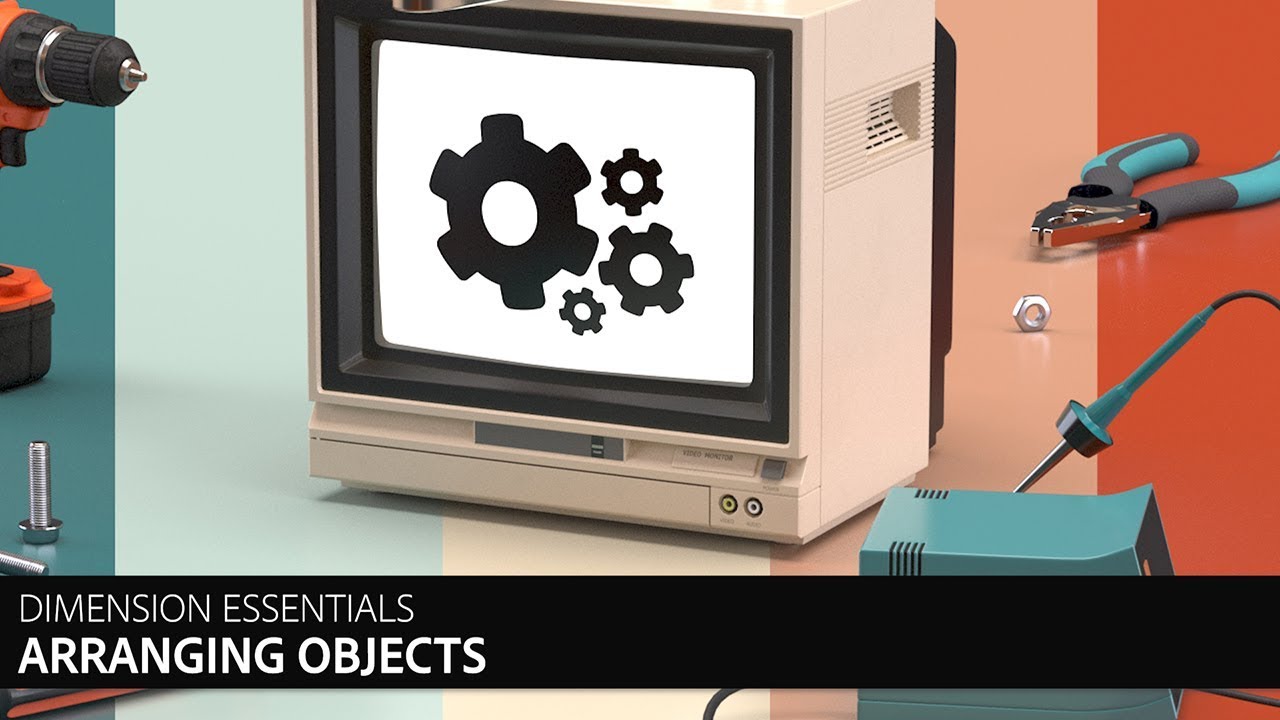 Arranging 3d Objects With Adobe Dimension Adobe Creative Cloud