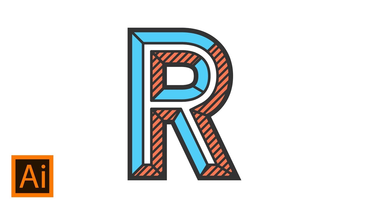 Chiseled Text Effect Adobe Illustrator Tutorial Dezign Ark