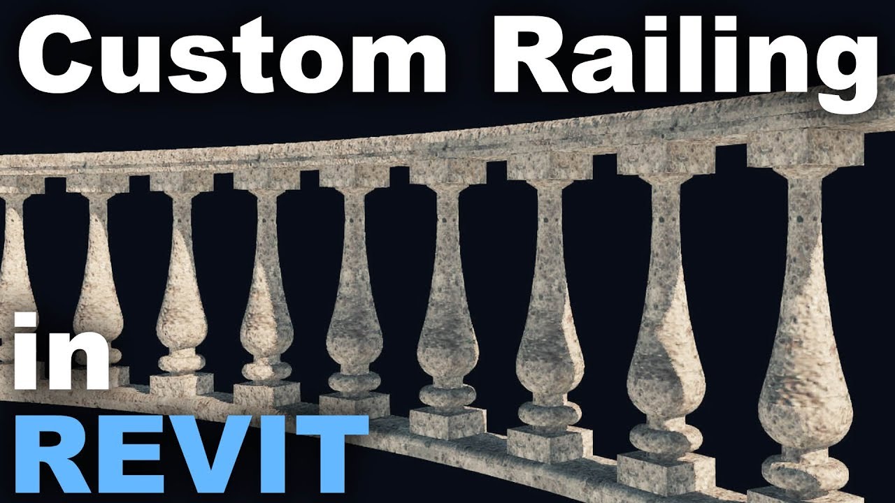 Classical Baluster Railing in Revit Custom Railing in revit - Dezign Ark Classical Baluster Railing in Revit Custom Railing in revit - Dezign Ark
