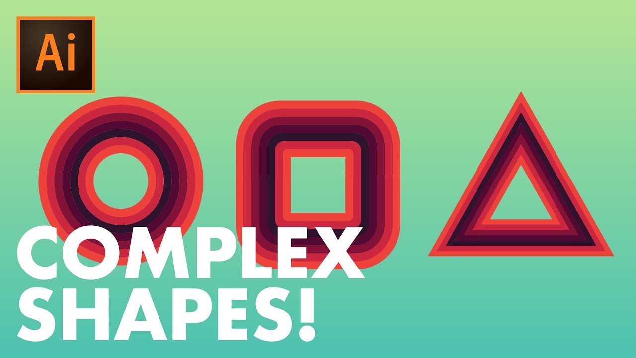 Create COMPLEX Shapes With This TRICK in Adobe Illustrator - Dezign Ark