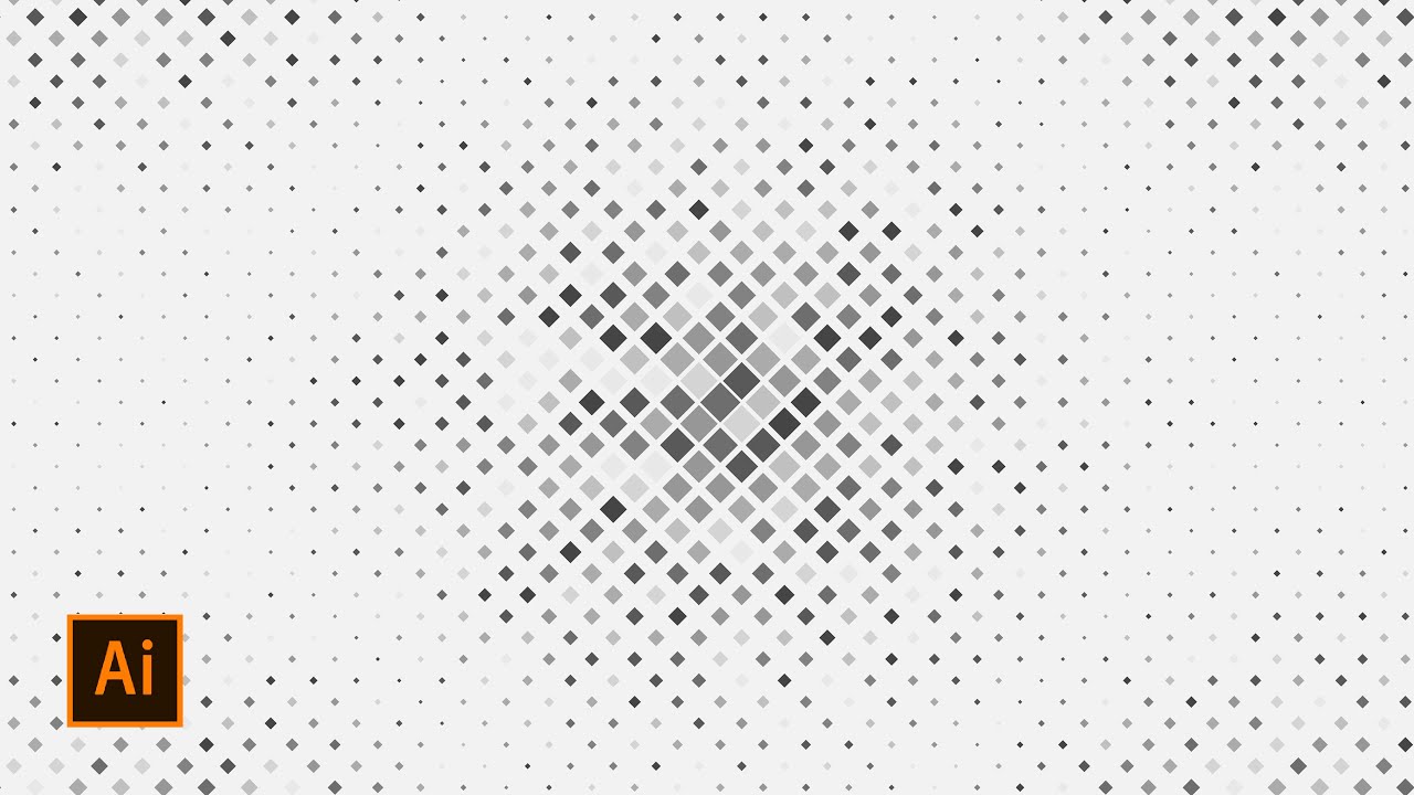 Create Halftone Pattern with Dynamic Symbol in Illustrator - Dezign Ark