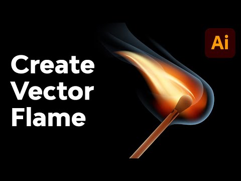 Create a Burning Match in Illustrator Using Gradient Meshes - Dezign Ark