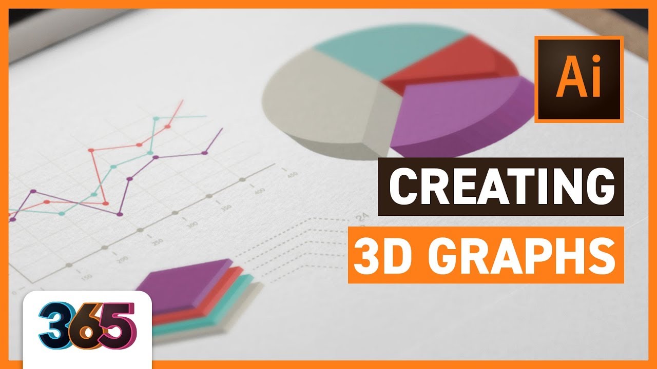 📊 Creating 3D Graphs | Illustrator CC Tutorial #103/365 - Dezign Ark