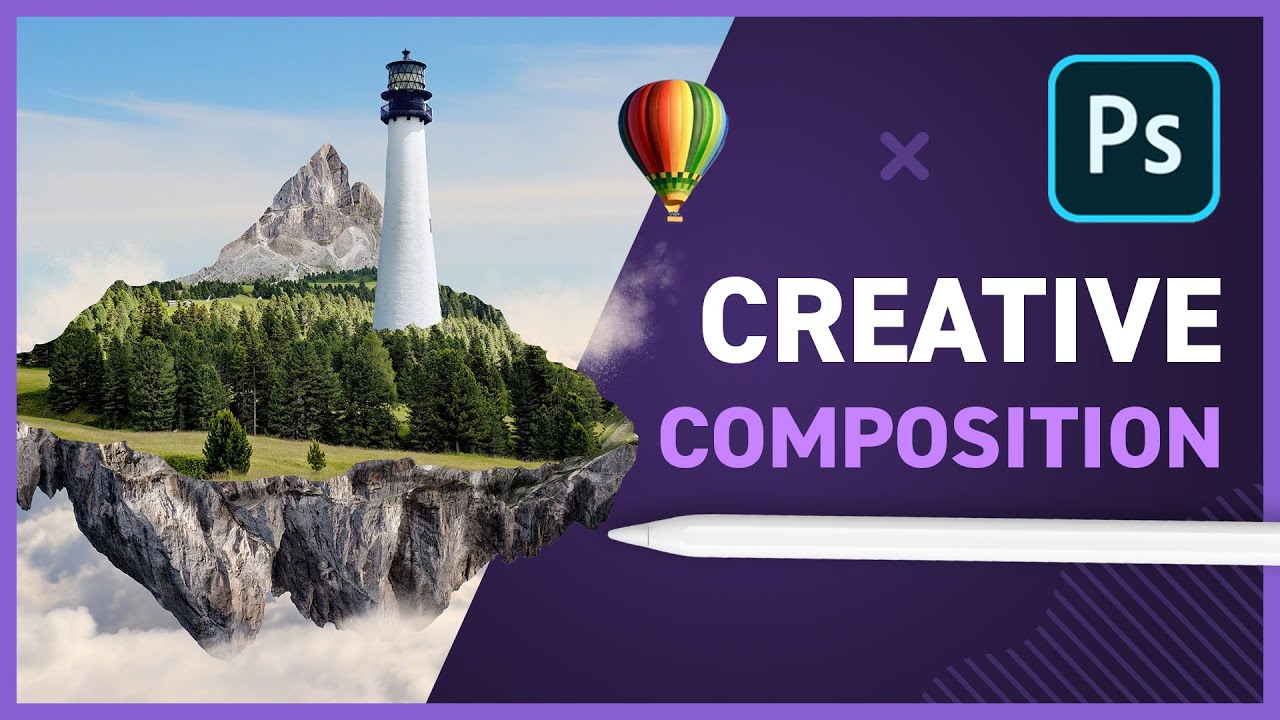 Creative Composition with Photoshop on the iPad - Floating Island ...