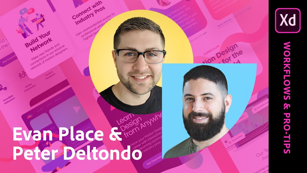 Design Workflow Pro-Tips in Adobe XD with Evan Place & Peter Deltondo ...